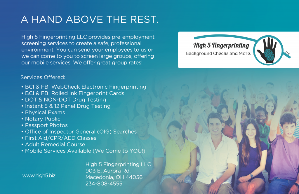 Home - High 5 Fingerprinting LLC